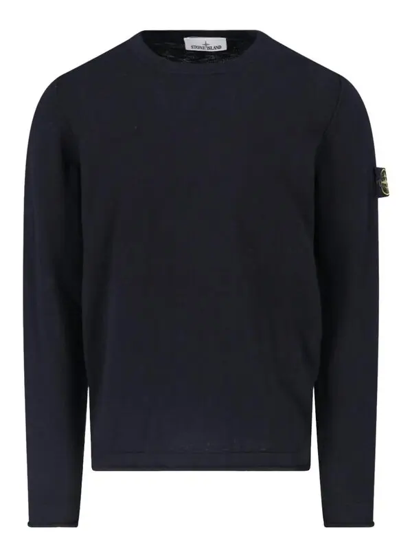 Stone Island Compass" Sweater - Black