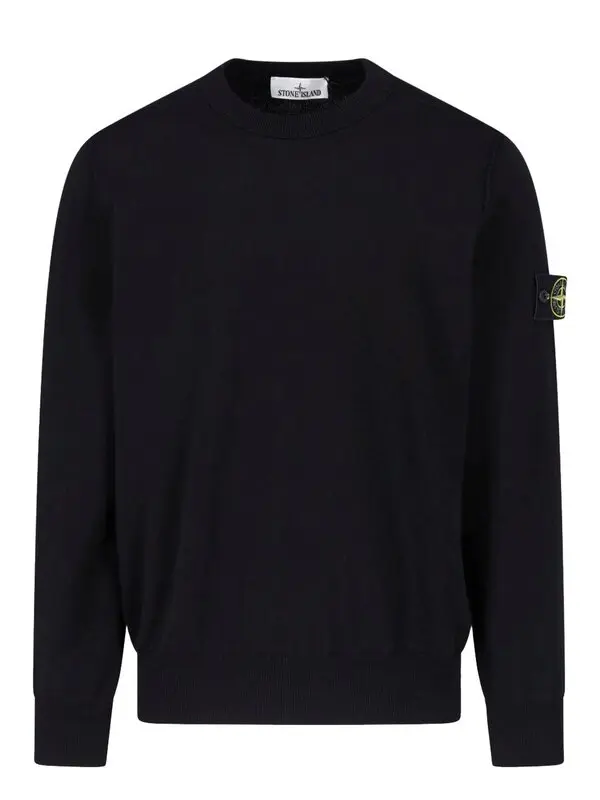 Stone Island Compass" Sweater - Black