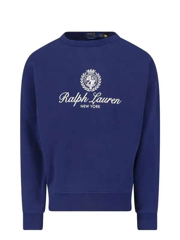 Polo Ralph Lauren Cotton Logo Sweatshirt By - Blue