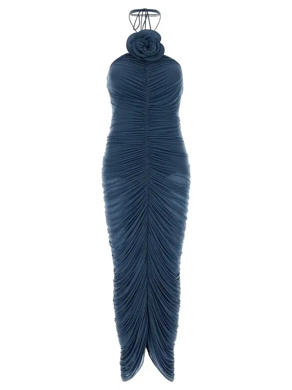 Magda Butrym Air Force Stretch Jersey Dress - Blue