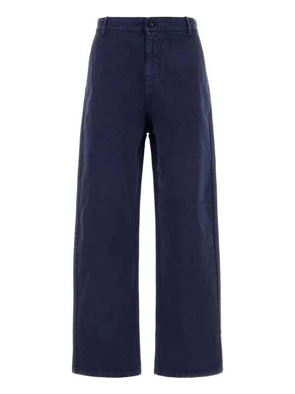 Miu Miu Gabardine Trousers - Blue
