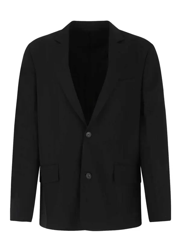 Balenciaga Tencel Viscose Blazer With Cotton Lining - Black