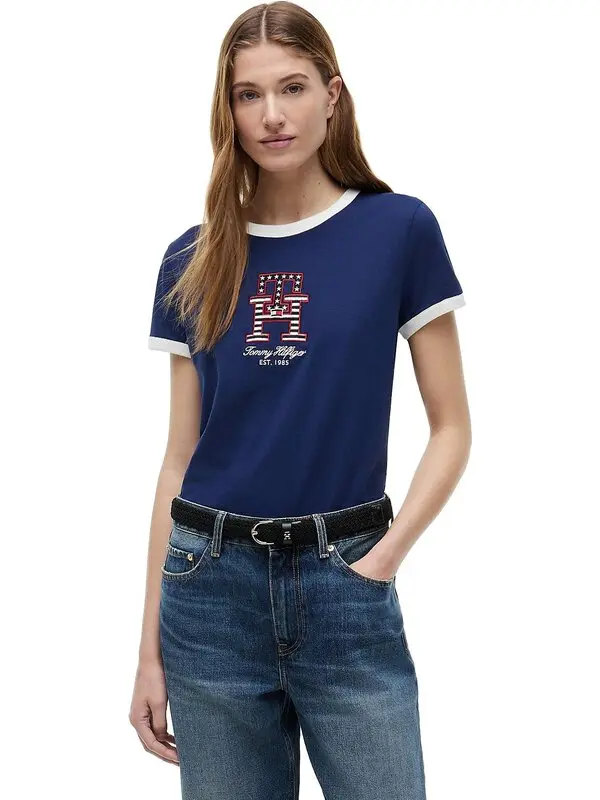 Tommy Hilfiger Monogram T-shirt - Preppy Navy