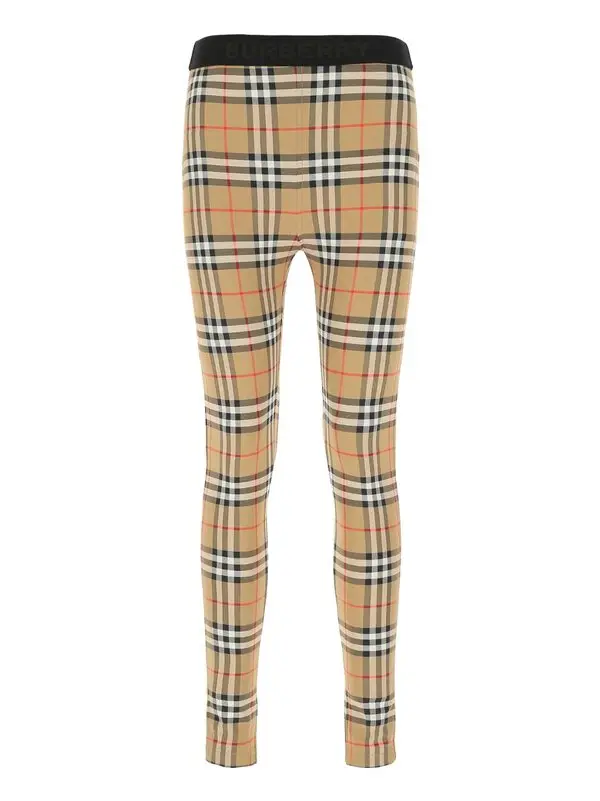 Burberry Printed Stretch Nylon Leggings - Multicolor