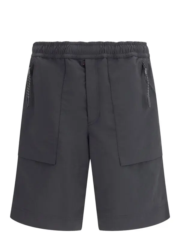 Moncler Technical Fabric Shorts - Black