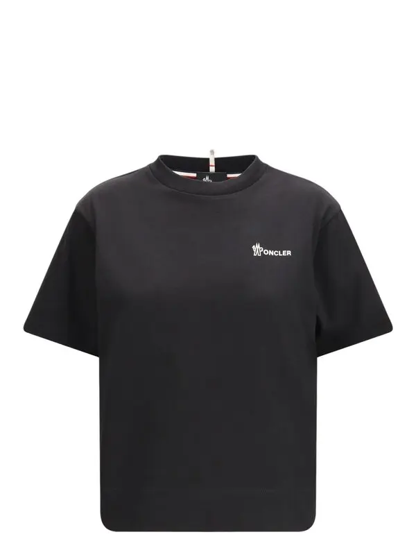 Moncler Cotton Logo T-shirt - Black