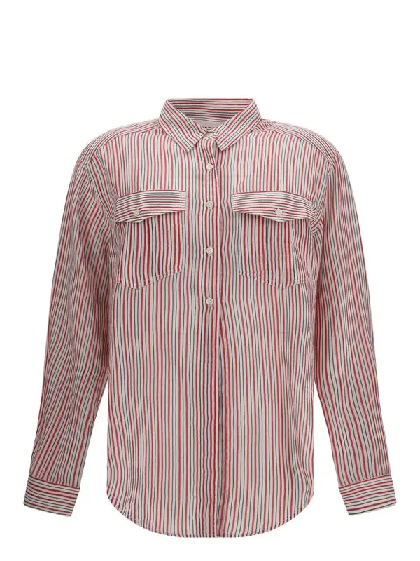 MARANT ETOILE Striped Cotton Shirt - Multicolour