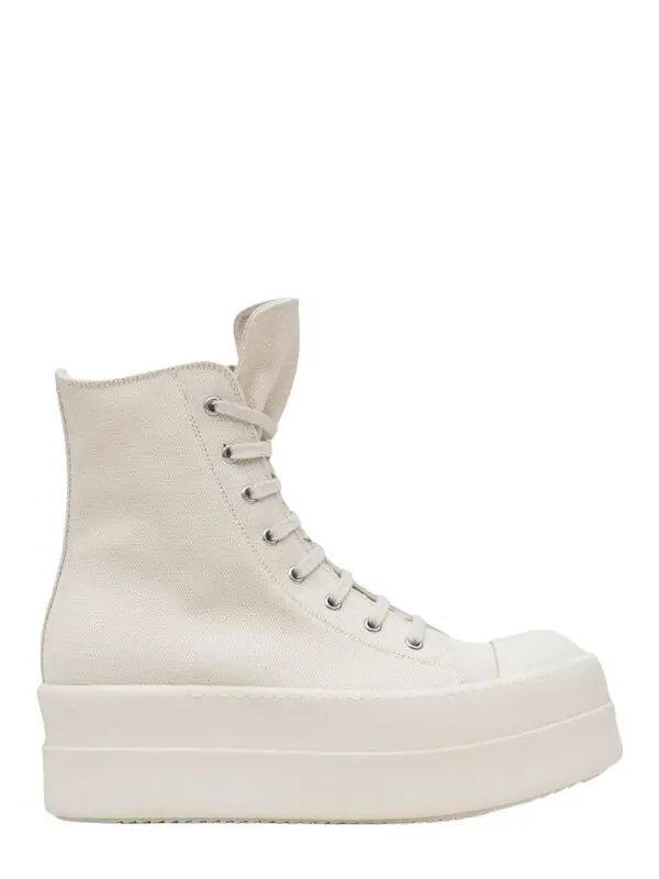 Rick Owens Mega Bumper Sneaks - Milk