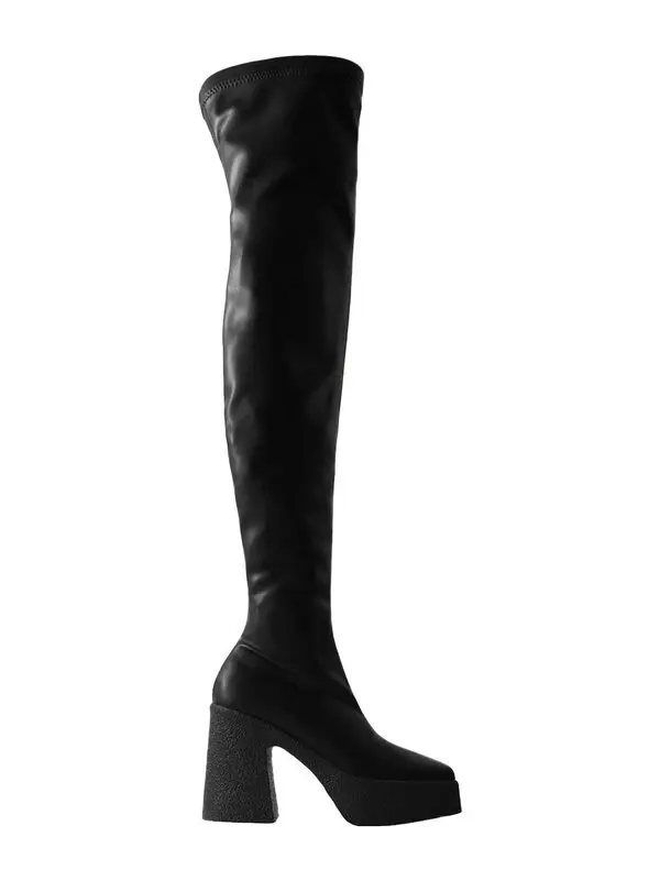 Stella McCartney Skyla Platform Over-the-knee Boots - Black