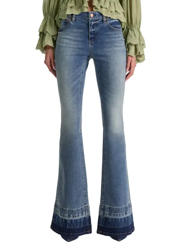 Alice + Olivia Roseline Flare Jeans - Best Intentions