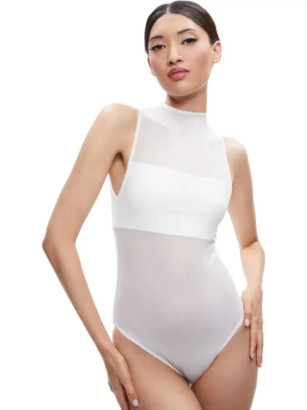 Alice + Olivia Nichol Bodysuit - Ecru