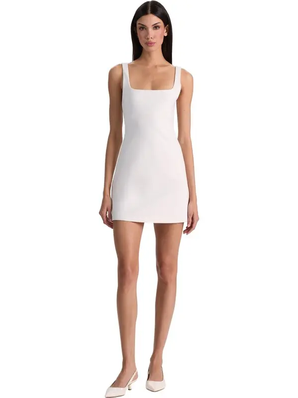 Alice + Olivia Mikaela Mini Dress - Off White