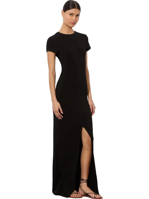 Alice + Olivia Delora Two-way Maxi Dress - Black