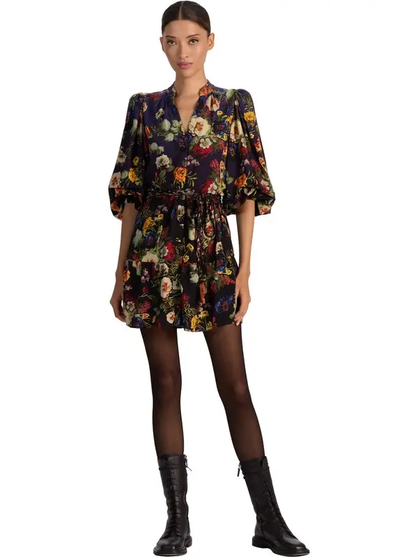 Alice + Olivia Antonette Mini Dress - Magic Garden Gradient