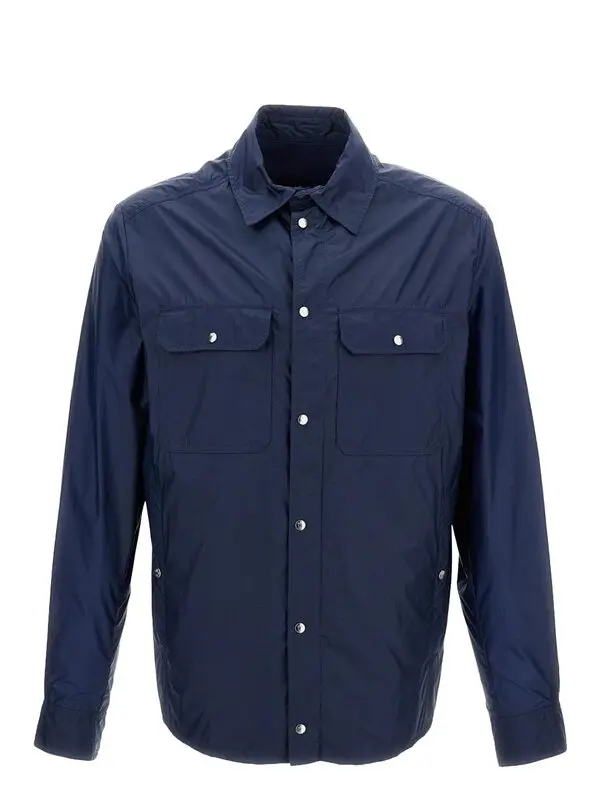 Moncler Lightweight Shirt Jacket - Blue