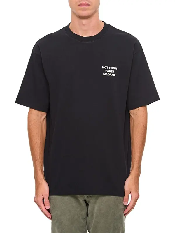 Drole De Monsieur Slogan T-shirt - Nero