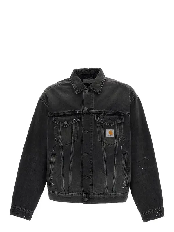 Carhartt Work In Progress Smith" Denim Jacket - Black