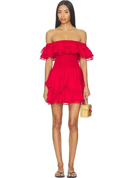 Peixoto Wyatt Mini Dress - Sriracha Red