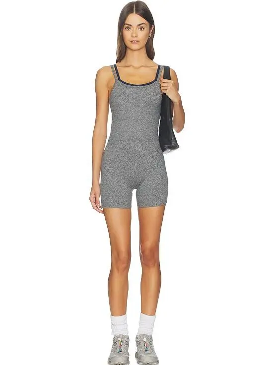 Strut This X Happily Grey The Indie Jumper - Heather Grey & Navy