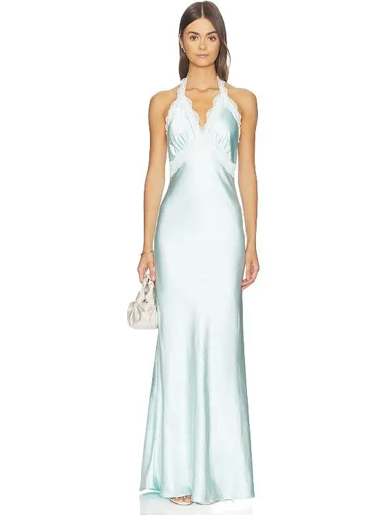 SNDYS. X Tonya Slip Maxi Dress 3.0 - Ice Blue