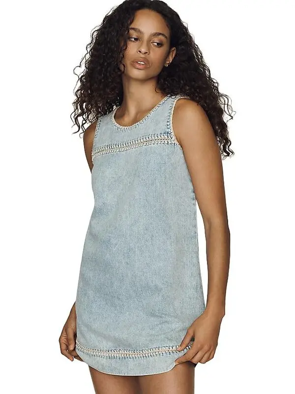 Rails Lindsey Denim Mini Dress - Light Denim