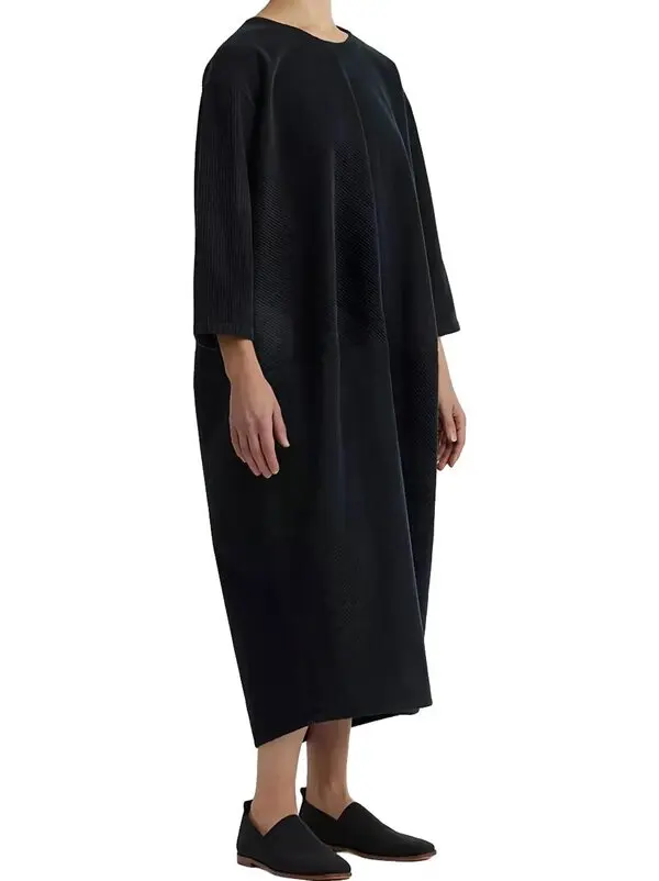 Black Crane Radiant Corduroy Maxi Dress - Blue