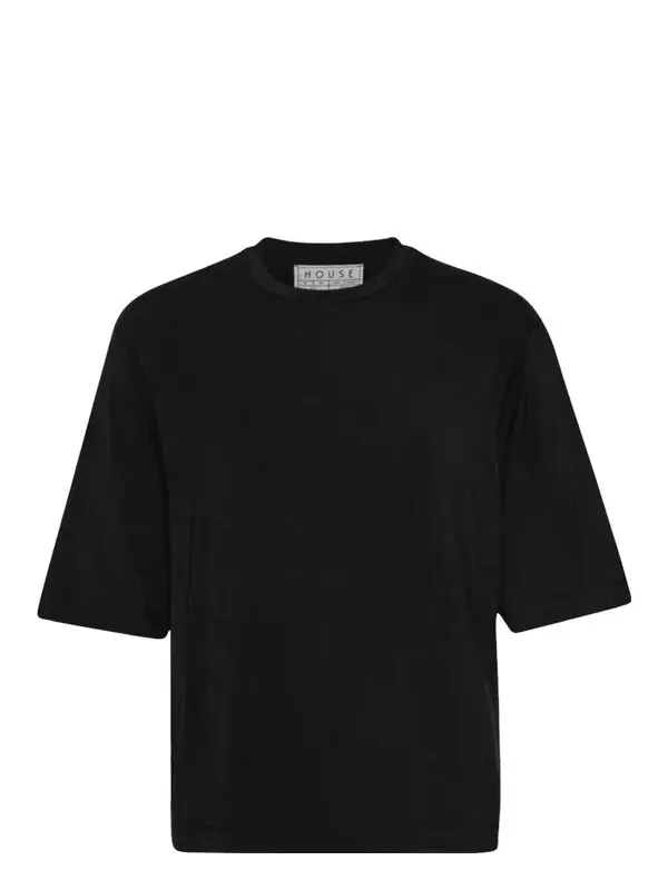 HOUSE OF THE VERY ISLANDS Oliver Drop-shoulder T-shirt - Black