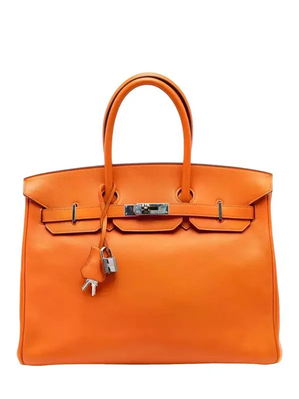 Hermès 2009 Birkin 35 Handbag - Orange