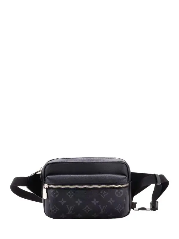 LOUIS VUITTON Outdoor Bumbag Monogram Taigarama Belt Bag - Black