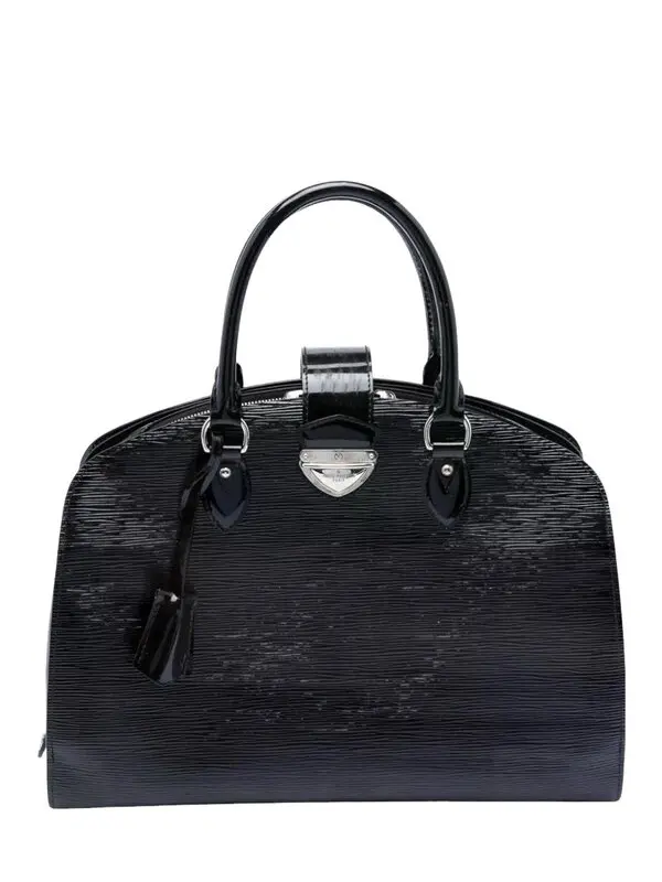 LOUIS VUITTON Electric Epi Pont Neuf Gm Handbag - Black