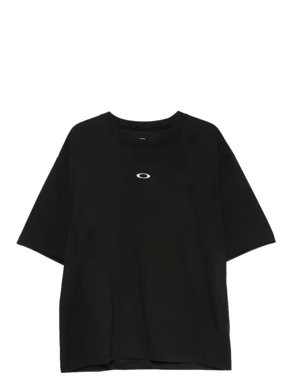 Oakley Logo-embroidered Short-sleeve T-shirt - Black