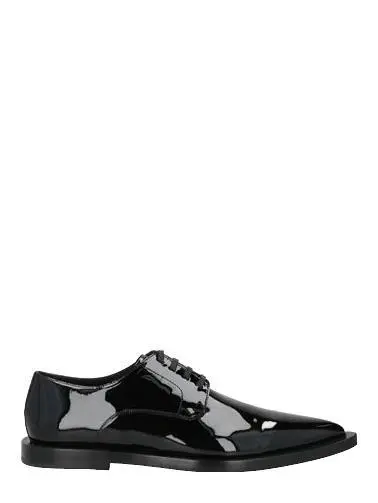 Dolce & Gabbana Leather Lace-up Derby Shoes - Black