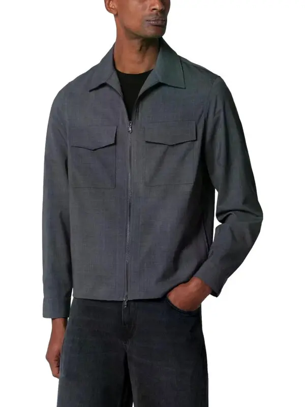 SANTANIELLO Pisa Zip-up Jacket - Grey