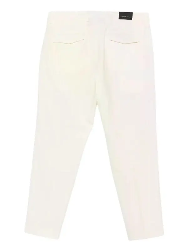 MICHAEL COAL Stewart Pleated Trousers - Neutrals