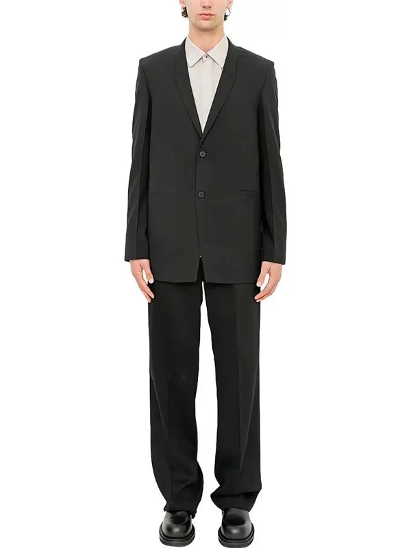 Rick Owens Concordian Button-fastening Suit Jacket - Black