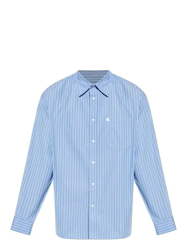 Carhartt Work In Progress Shirt `keene - Blue