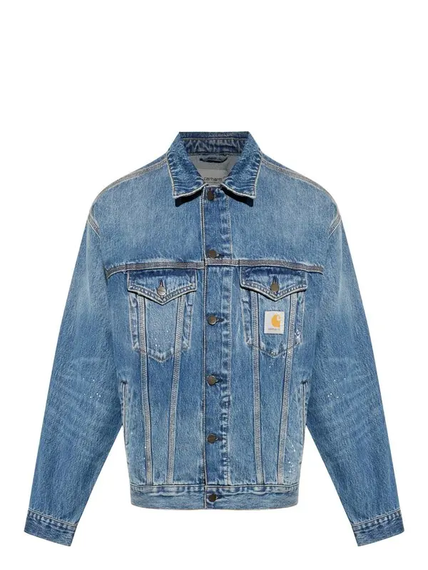 Carhartt Work In Progress Helston Denim Jacket - Blue