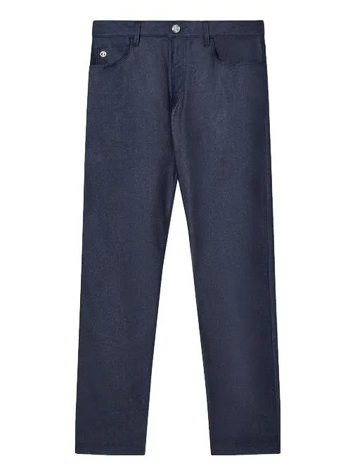 Giorgio Armani Stretch Cotton Denim Twill Jeans - Blue