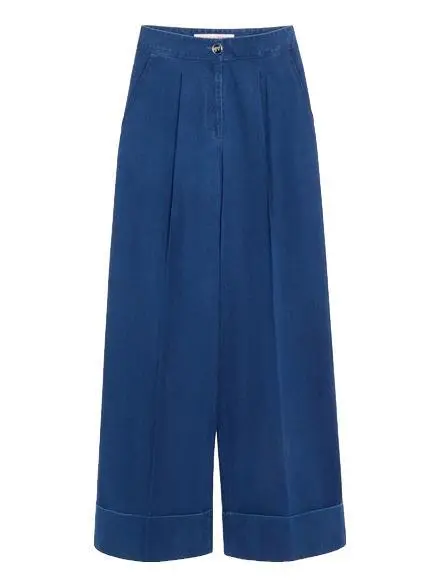 Valentino Garavani Denim Pants - Blue