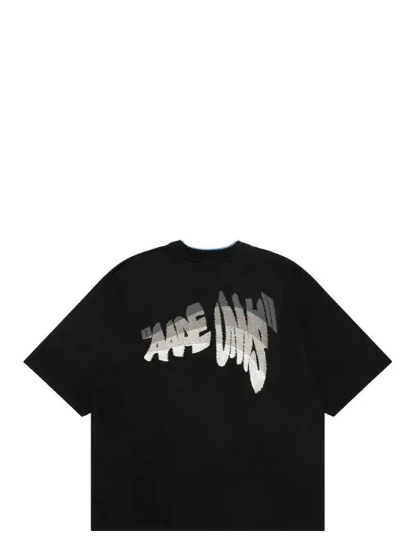 AAPE BY *A BATHING APE Logo-print T-shirt - Black