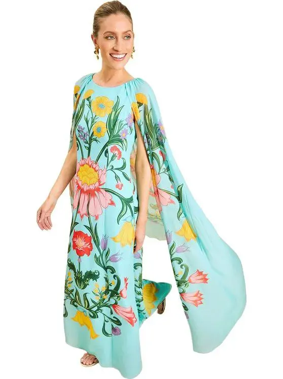 Mestiza New York Cartagena Cape Gown - Red