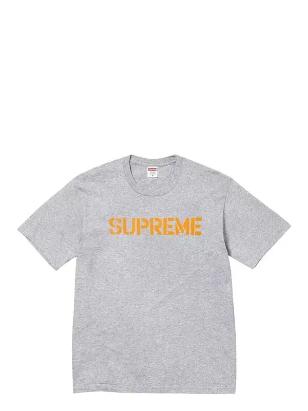 Supreme Hard Logo-print T-shirt - Grey