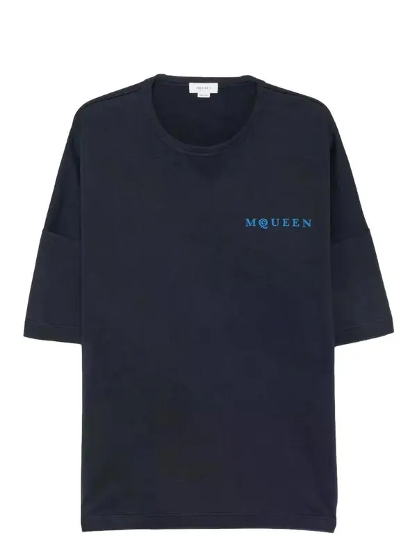 Alexander McQueen Logo-print T-shirt - Blue