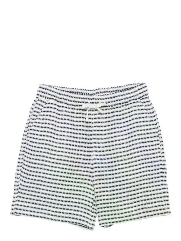 CHE Riita Horizontal Stripe Shorts - Blue
