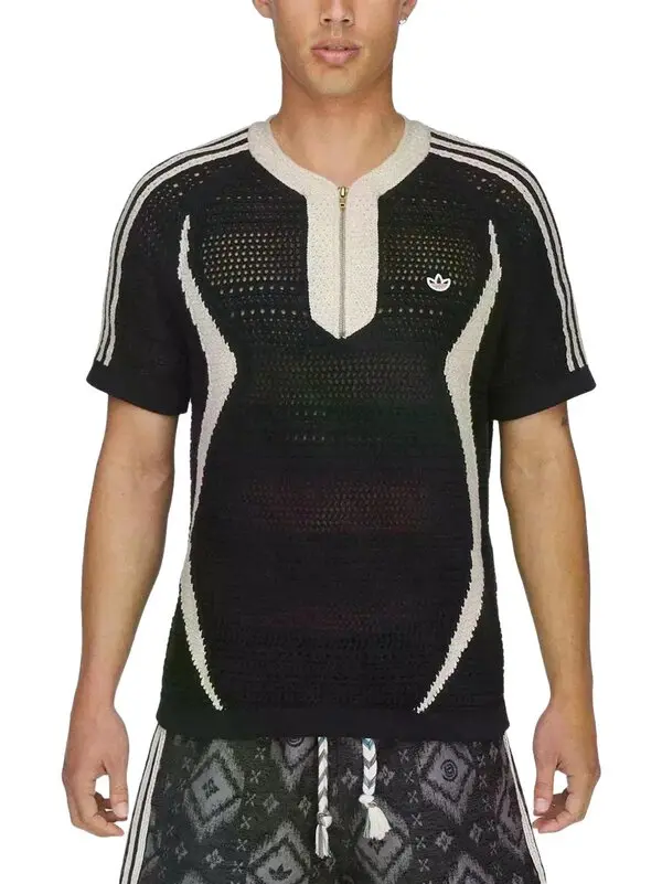 Adidas X Clot Short-sleeve Sweater - Black
