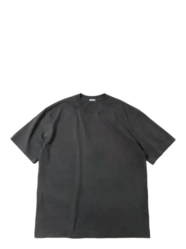 A.PRESSE Crew-neck Short-sleeve T-shirt - Grey