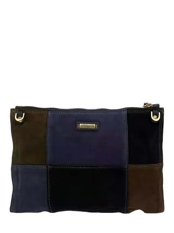 CATERINA LUCCHI Patchwork Cross Body Bag - Blue