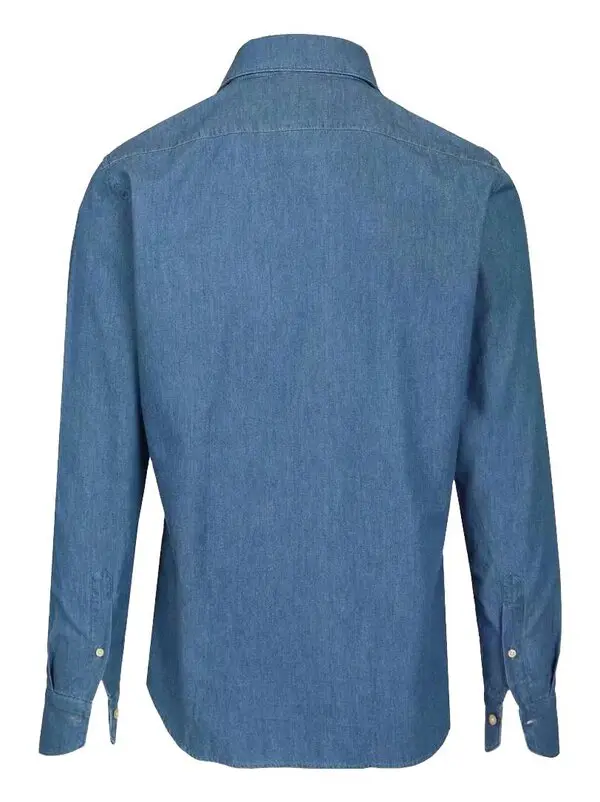 AL DUCA D’AOSTA 1902 Denim Shirt - Blue