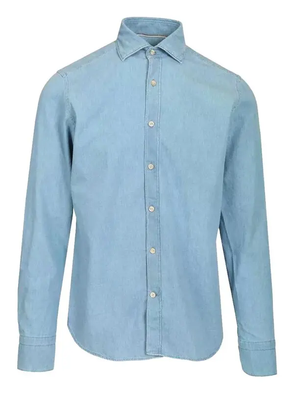 AL DUCA D’AOSTA 1902 Denim Shirt - Blue