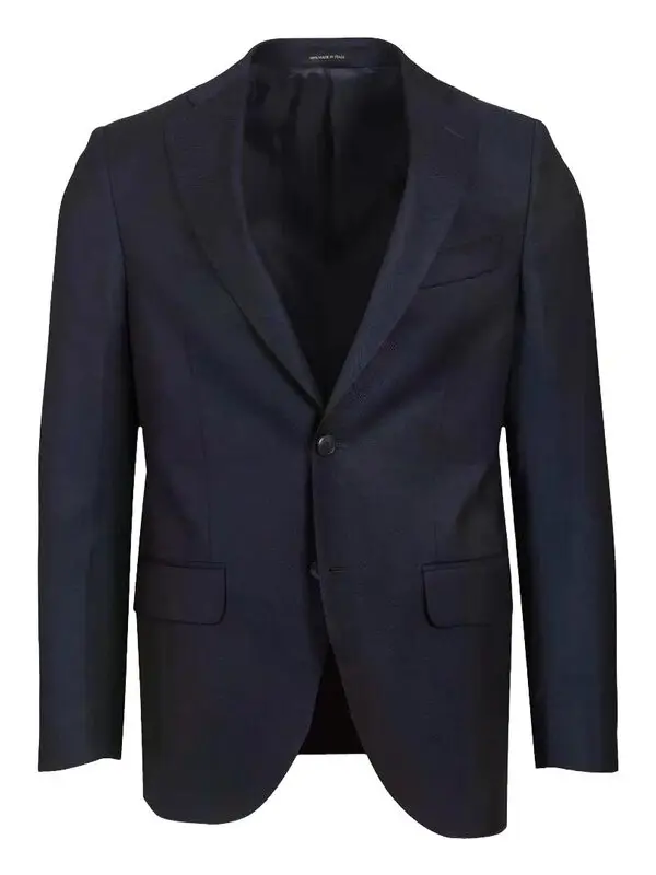 AL DUCA D’AOSTA 1902 Wool Single-breasted Blazer - Blue